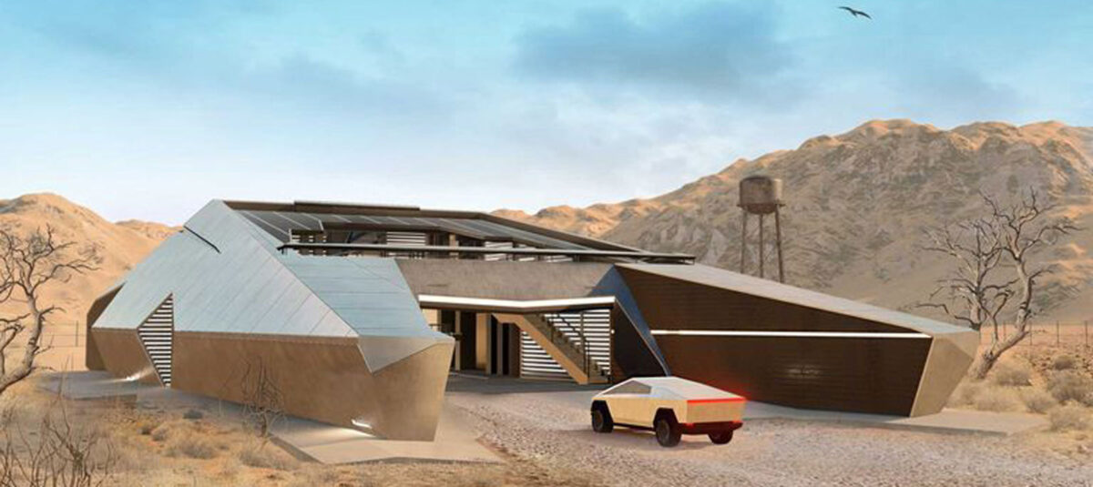 Un búnker, la casa del Tesla Cybertruck - CCA - Cámara del Comercio ...